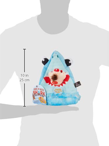 Bow Wow Pet Shark Hide & Seek Plush Dog Toy Set Teeth (4-Piece) Pet Teeth Teasing Toy (97659)