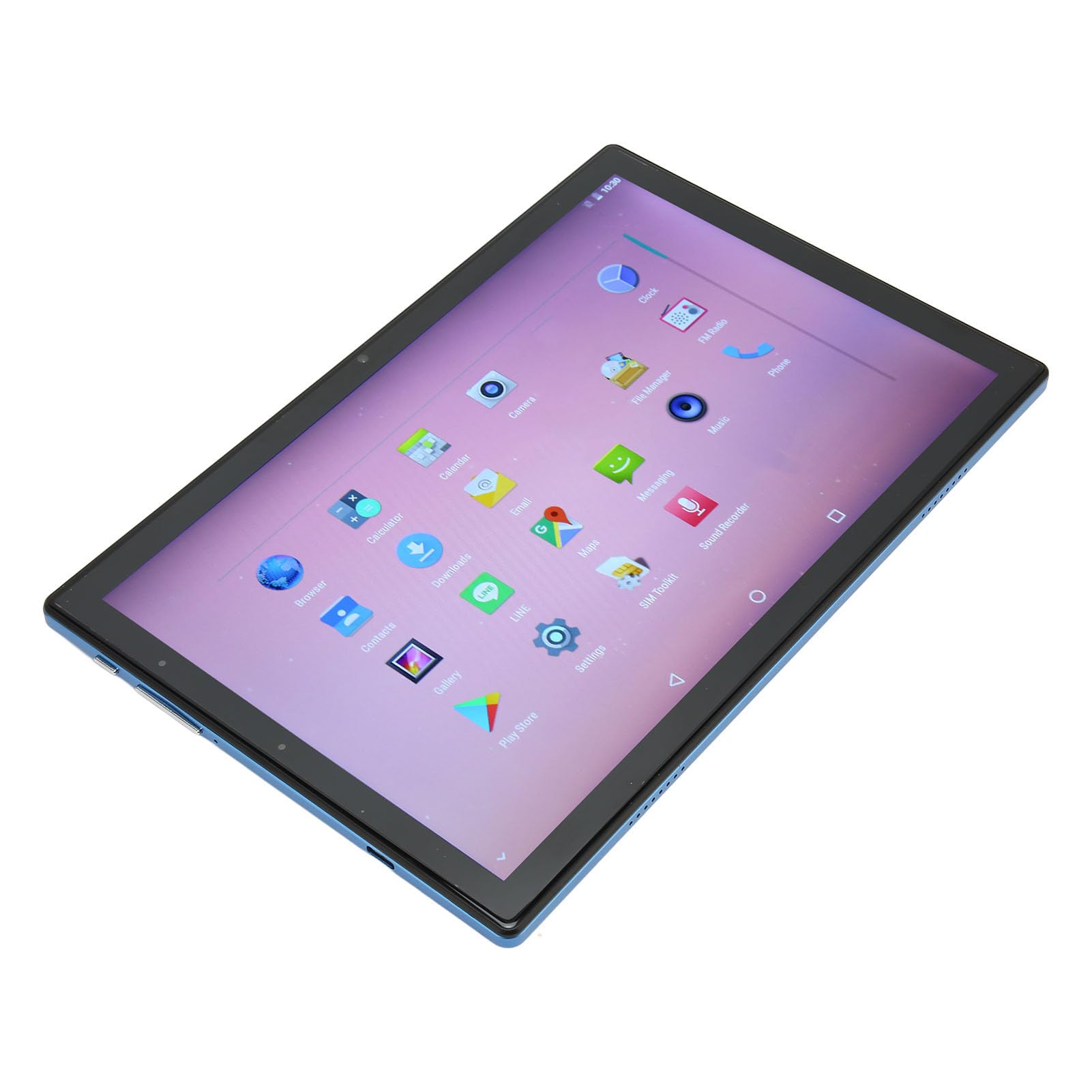 10 Inch Tablet 4G 5GWIFI Network Blue Tablet 8 Cores CPU IPS HD Large Screen for Travel (US Plug)