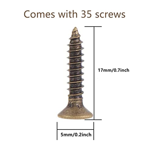 15 Pcs Wall Mounted Coat Hooks, Hooks for Wall, Mug Hooks, Hanger Hook with 35 Pieces Screws for Towel, Key, Robe, Coats, Scarf, Bag, Cap, Coffee Cup, Mugs