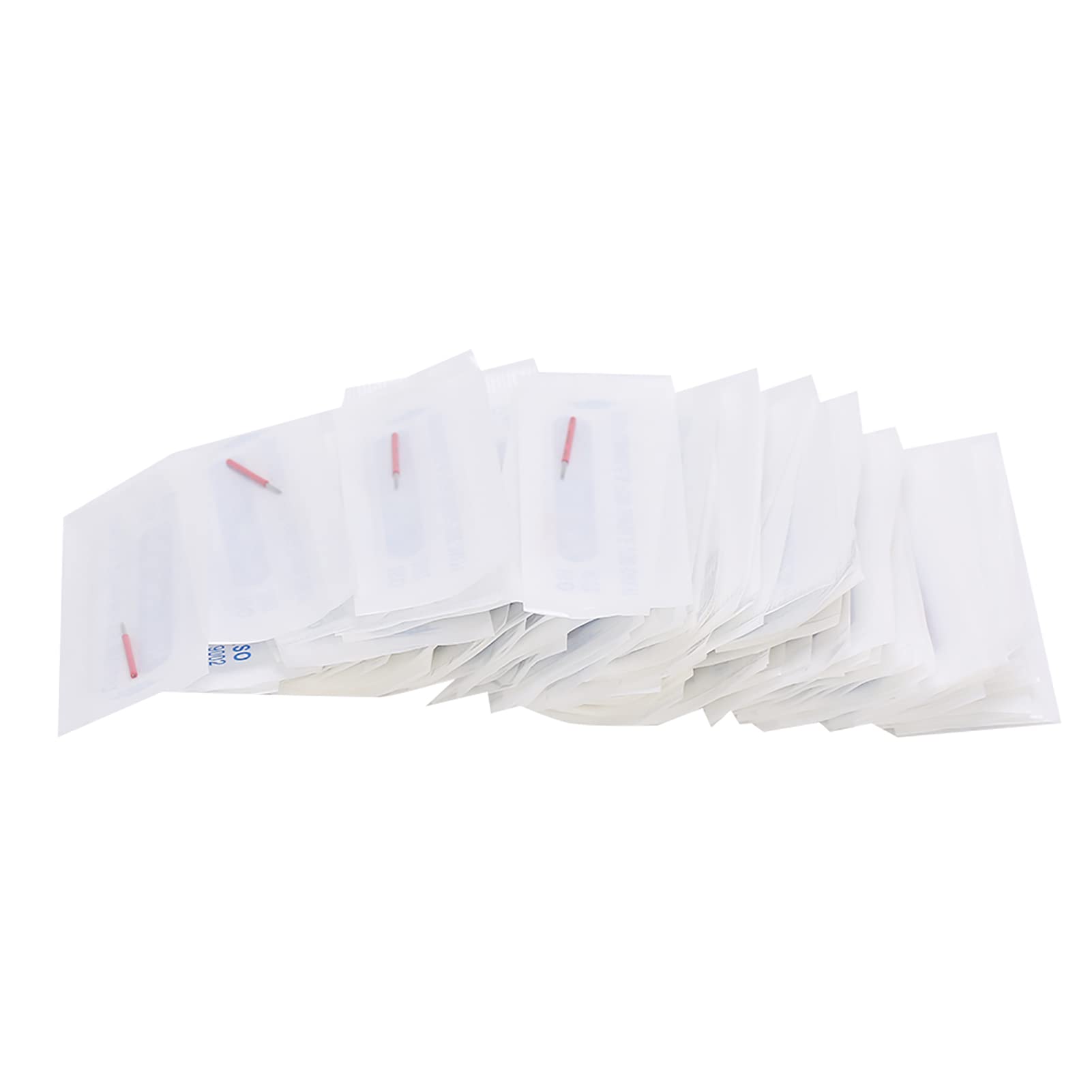 100pcs Microblading Needles Eyebrow Tattoo Needle Semi‑permanent Manual Tattoo Needle Piercing Tattoo Supplies for Beauty Personal Care Tattoo(5RL)