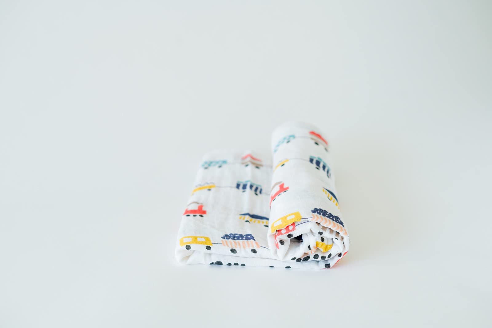 ADDISON BELLE – 2 Pack Swaddle Blanket – 100% Muslin Cotton Newborn Swaddle for Baby Boy/Girl – Soft Lightweight Baby Wrap + Receiving Blanket – Unisex – 47” x 47” (Cars+Trains)