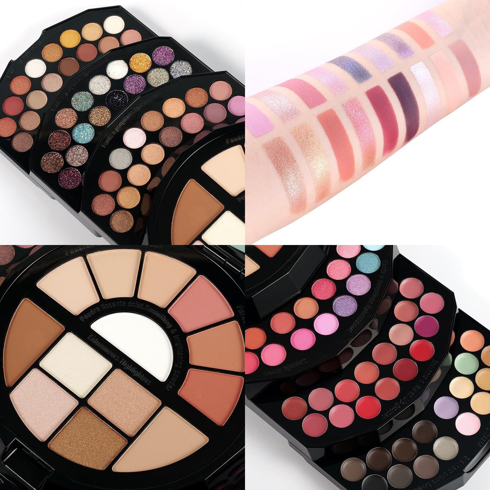 109 Color All- In- One Makeup For Women Full Kit,Professional Makeup Kit,Makeup Gift Set for Women &Girls,Include eyeshadow/lipstick/concealer/Lip Gloss/Eyeliner/Mascara/Makeup Brushes(Set 2)