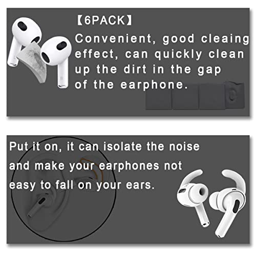 14 in 1 for AirPods 3 Case Accessories Set Kit for AirPods 3 Generation Case Cover Silicone 2021, Protective Case for Apple AirPod Gen 3 3rd Charging Case with Ear Cover[2021Released 3st Gen]