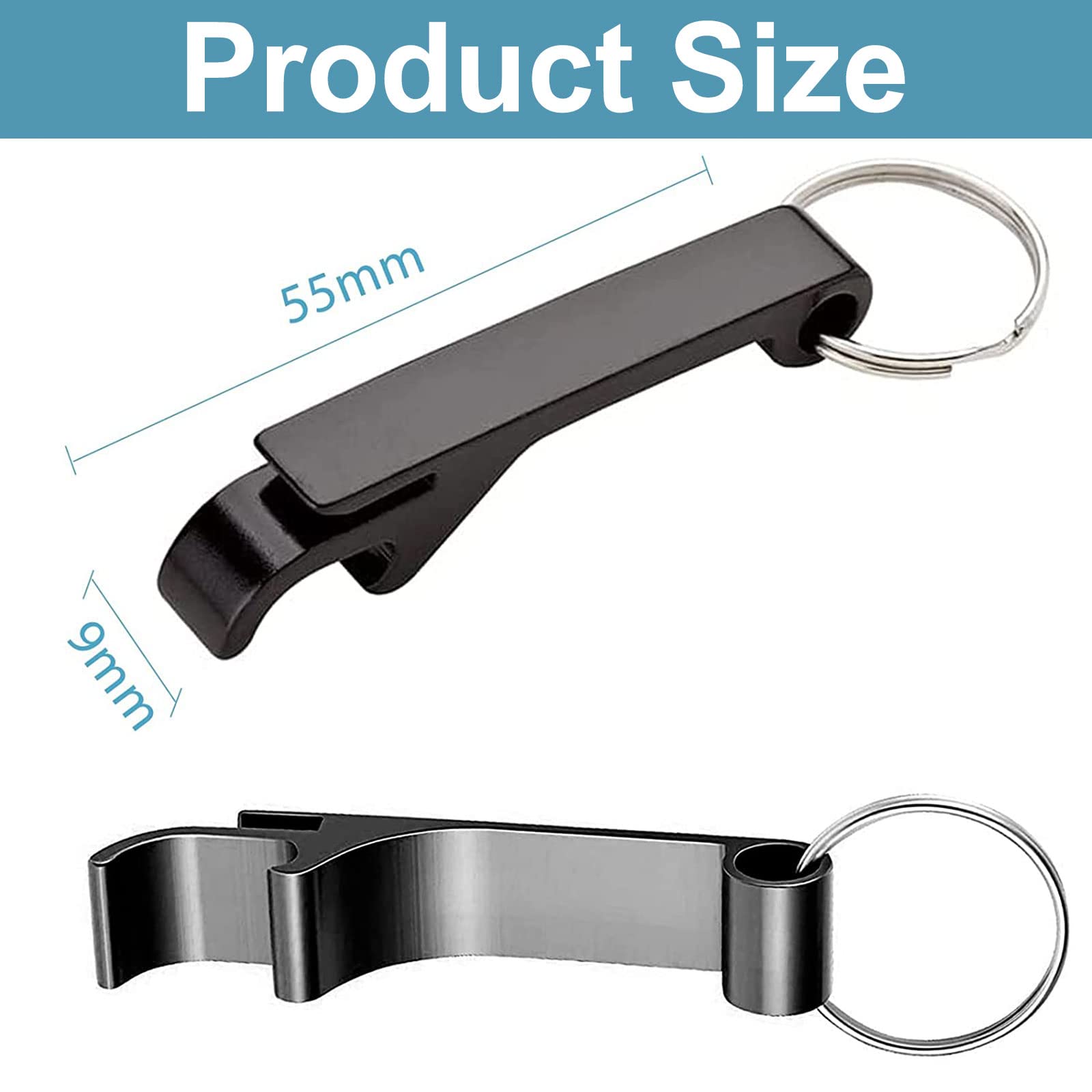 100Pcs Personalized Bottle Opener Custom Keychain Bulk Engraved Customized Wedding Party Baby Shower Favors Gifts for Guests