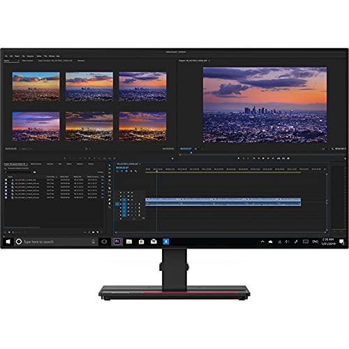 Lenovo ThinkVision P27h-20 27" WQHD WLED LCD Monitor - 16:9 - Raven Black - 27" Class - in-Plane Switching (IPS) Technology - 2560 x 1440-16.7 Million Colors - 350 Nit Typical - 4 ms Extre