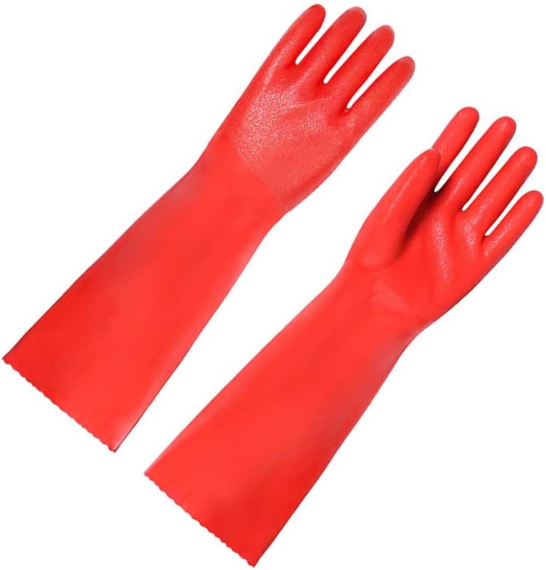 1 Pair gloves for cleaning latex gloves kitchen cleaning gloves housework gloves non-slip gloves thicken