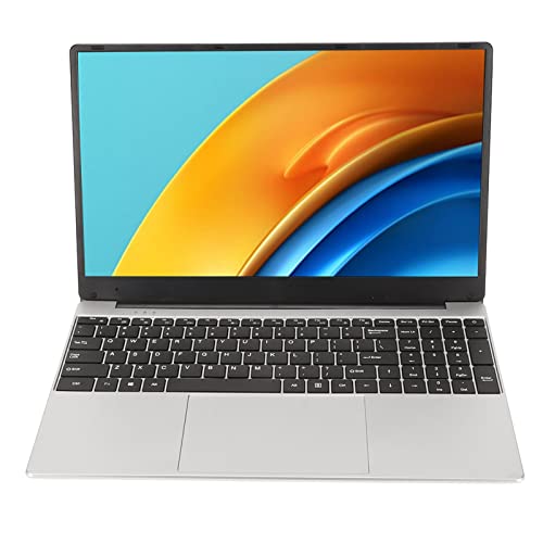 15.6inch Laptop, 1366x768 Full HD Large Screen for Intel J3355CPU CPU Portable Laptop with Numeric Keypad, 8GB RAM 512G ROM, with Camera, Built in Stereo Speakers, Microphone