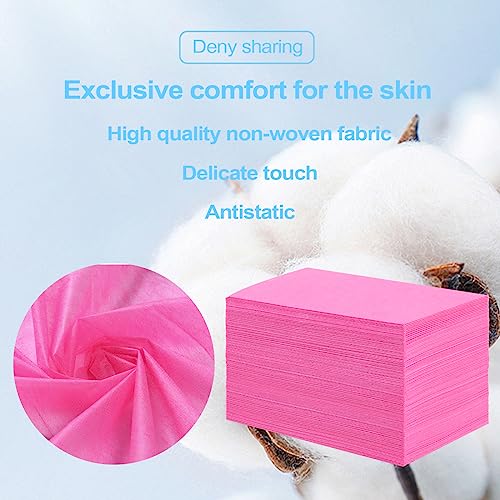 100Pcs Disposable Bed Sheets,31''x71'' Waterproof Massage Table Sheet Protector Non Woven Fabric Bed Cover for Massage Therapy Tattoo Beauty Salon Hotels Esthetician (Pink)