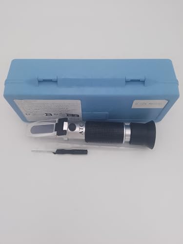 AIHG Hand Held Refractometer,Portable 0~32% Brix Meter Refractometer for Food Fruit Beverages Beer Wine Sugar Content Test