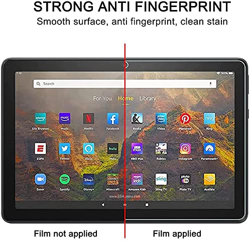 KONCOOL [2-Pack] All-new Fire HD 10 2021/Fire HD 10 Kids/Fire HD 10 Kids Pro/Fire HD 10 Plus Screen Protector,HD Anti-Scratch Anti-Fingerprint 9H Hardness Tempered Glass (10.1 Inch)，for 2021/2023 Released