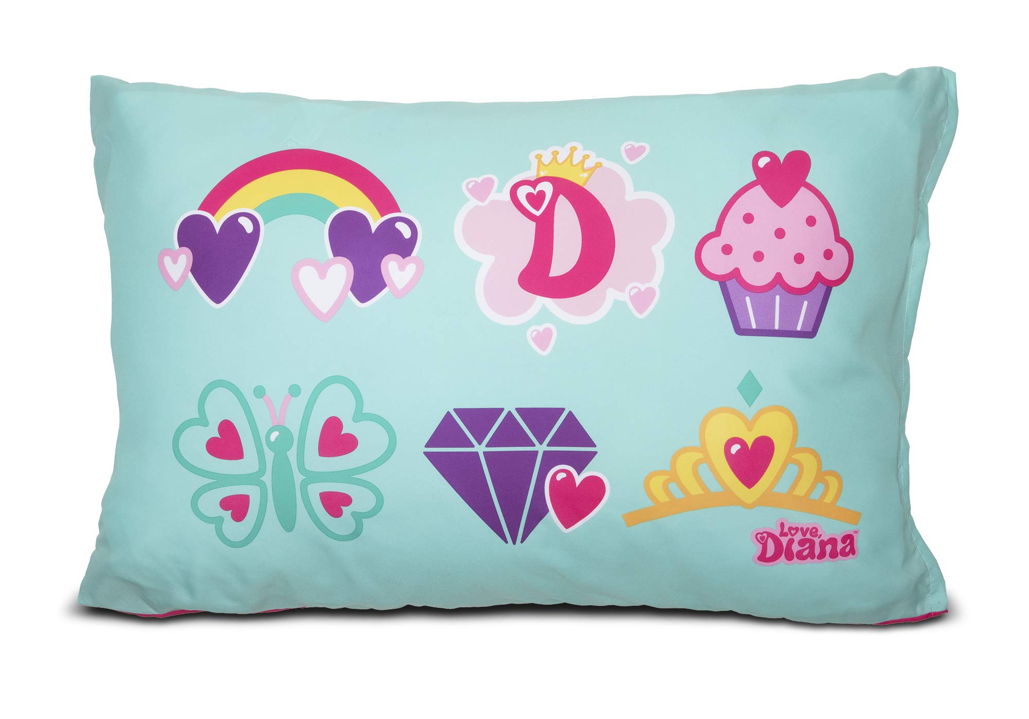 Love Diana "Dream Super Big" 4Piece Toddler Bedding Set, Pink