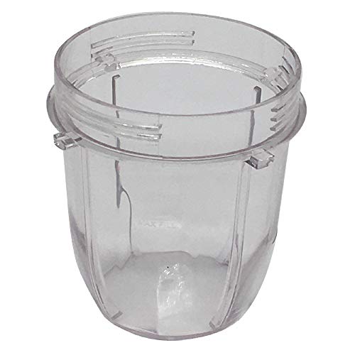 2 Replacement 350ML(12oz) Cup Mug Cups With Spout Lids, Compatible with Ninja Foodi Blender & Processor CO351B, SS100, SS101, SS101C, SS101TGT, SS300, SS300C, SS351, SS351C, SS351TGT,SS400, SS401