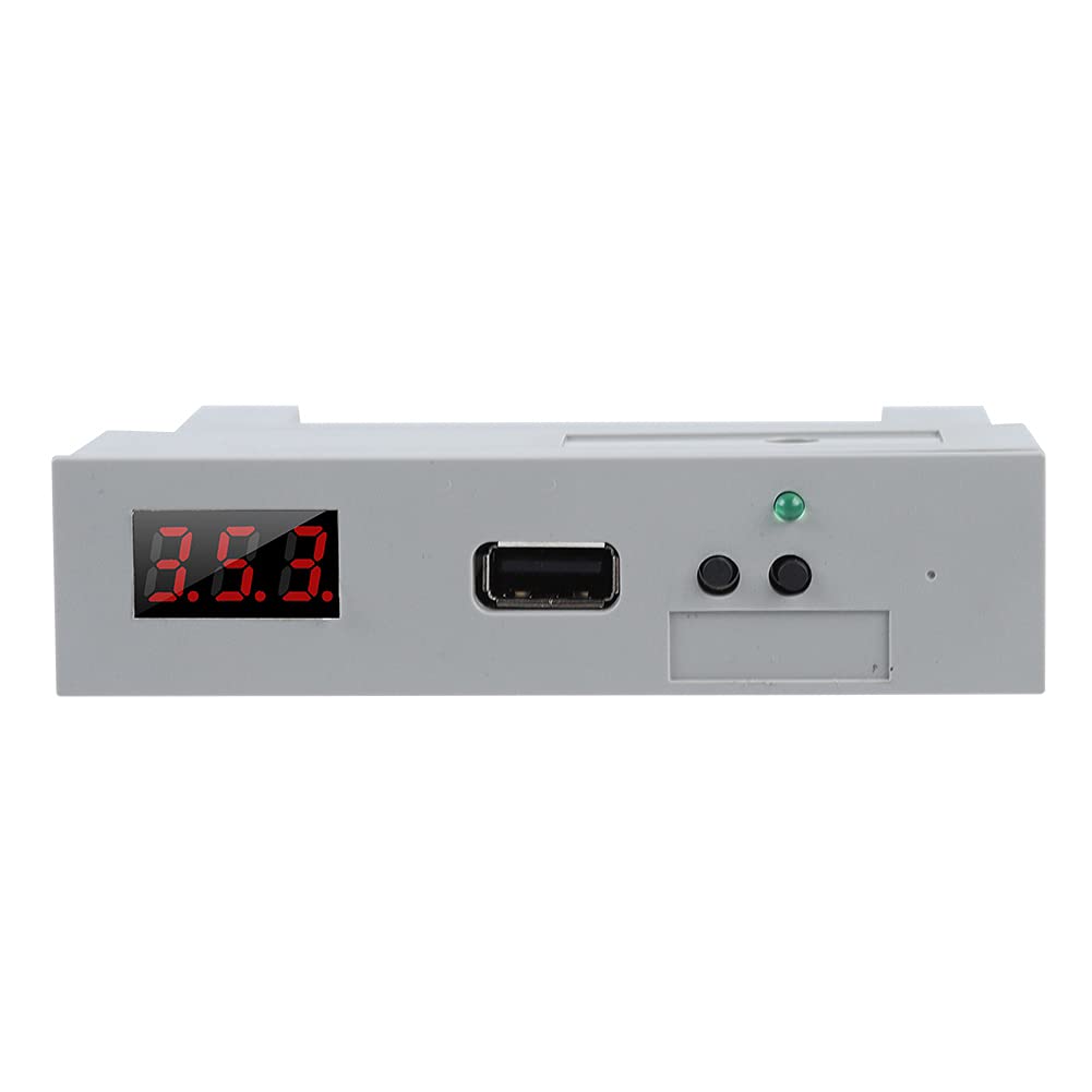 Byged USB Emulator Floppy, SFR1M44-U100 3.5in 1.44MB USB SSD Floppy Drive Emulator, 5V DC, Plug and Play.
