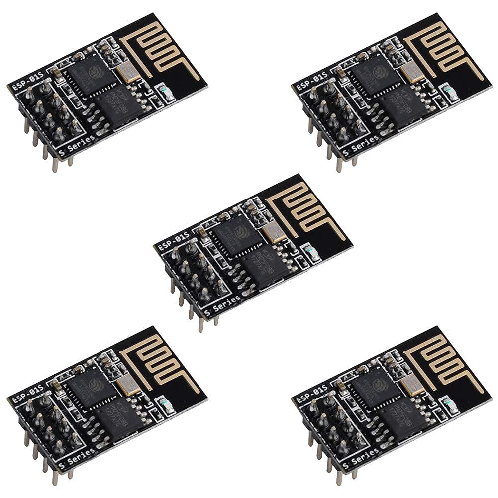 Stemedu 17PCS USB to ESP-01 ESP8266 Adapter + ESP8266 ESP-01S Breakout Board + ESP-01S Adapter WiFi Module Wireless Serial Transceiver