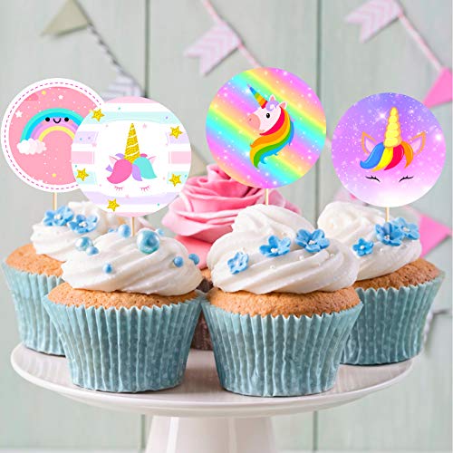 500Pcs Unicorn Stickers Roll in 9 Cute Designs, Motivational Reward Labels Sticker for School, Sealing Cards & Party Decoration (Unicorn)