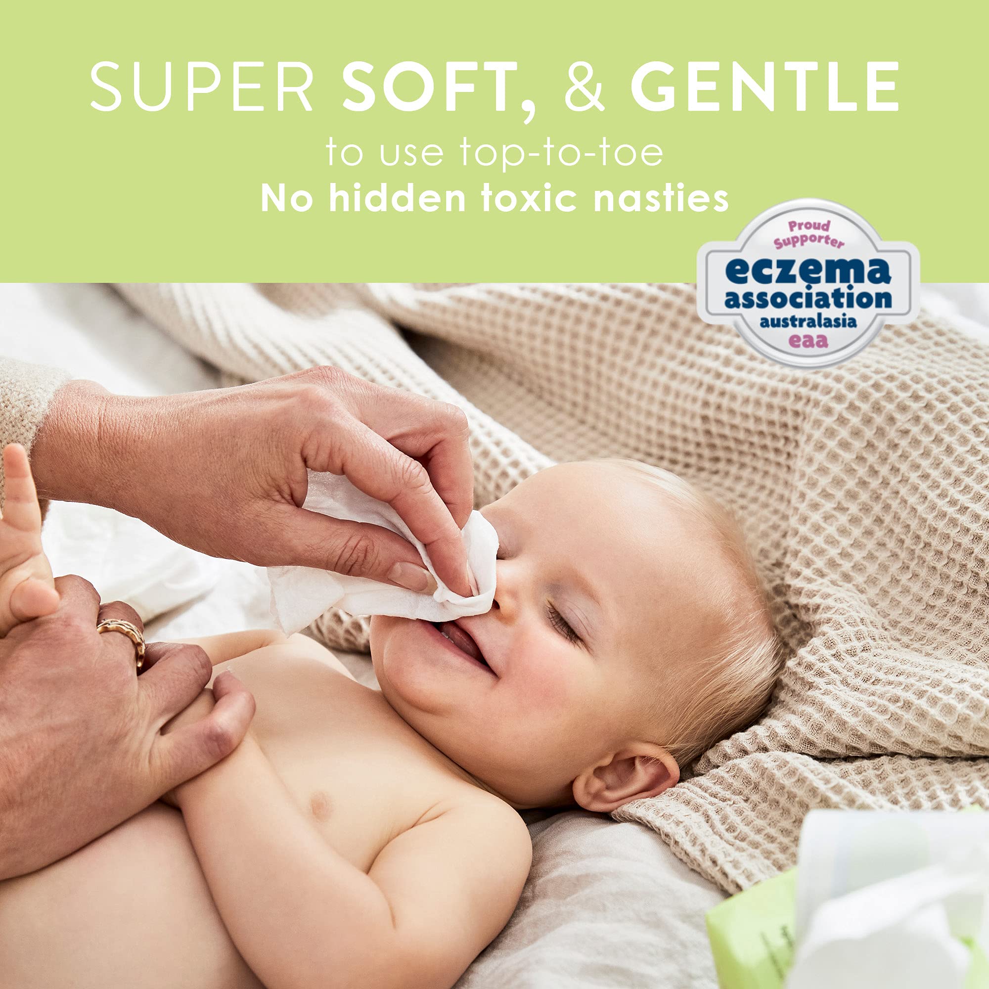 Wotnot - 100% Natural Baby Wipes, Travel Size Soft Pack 20 count (Pack of 8)