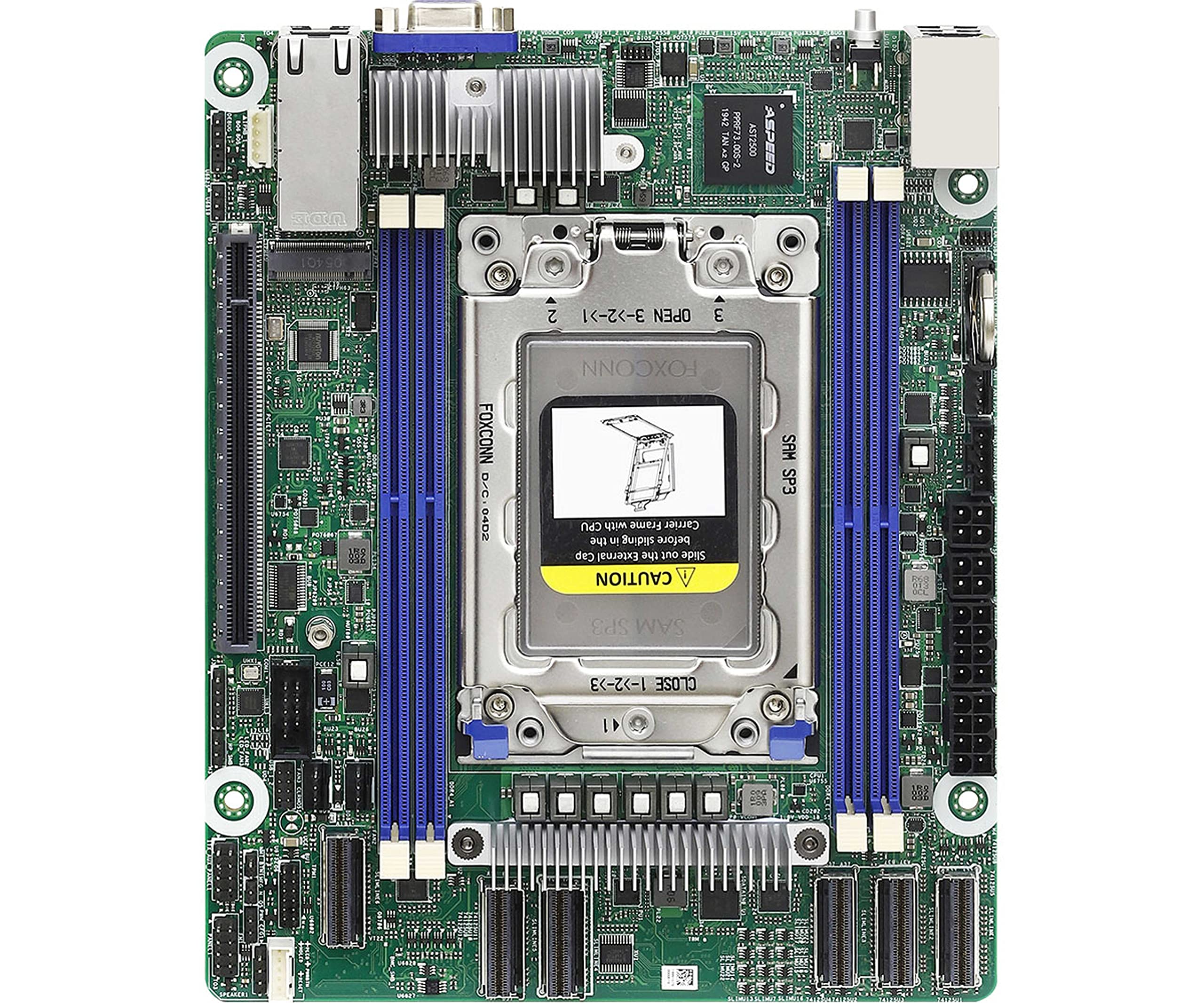 AsRock Rack ROMED4ID-2T Proprietary(Deep Mini-ITX) Server Motherboard AMD SP3 (LGA4094) EPYC 7002 Series