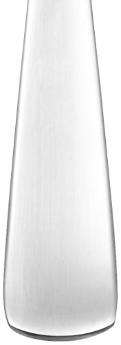 Amazon Basics 18-Piece Kitchen Dinnerware Set, Plates, Dishes, Bowls, Service for 6 - White & 20-Piece Stainless Steel Flatware Set with Square Edge, Service for 4