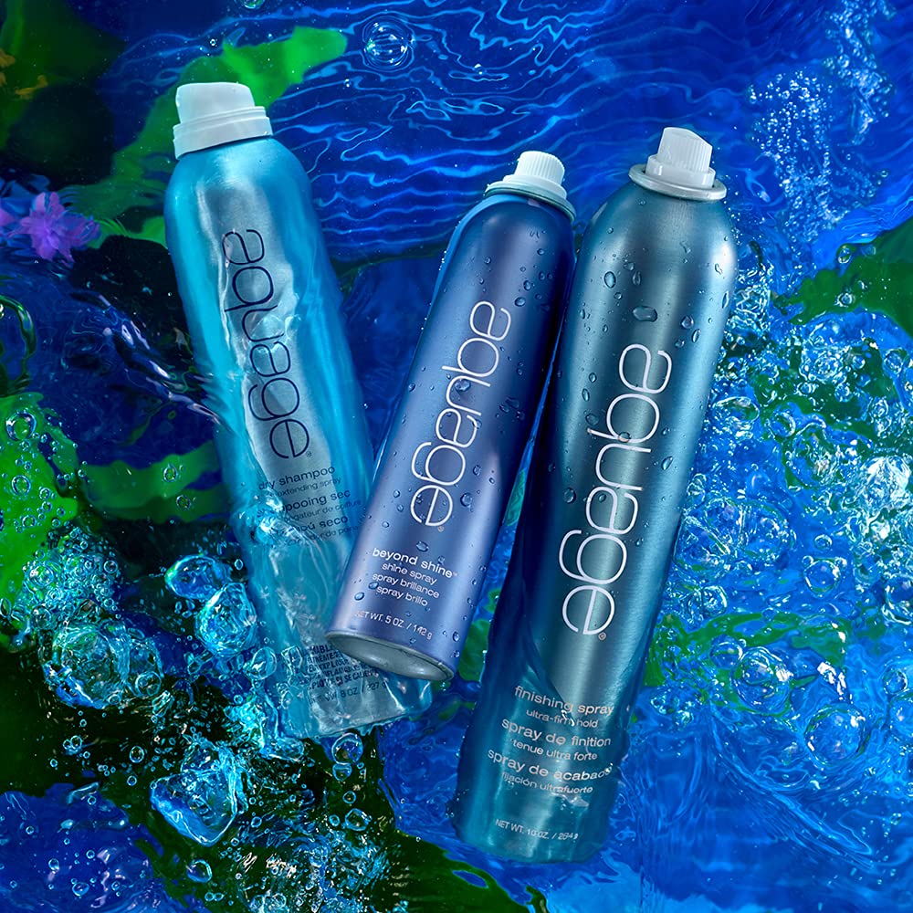 Aquage Finishing Spray LVOC, Fast-Drying, Fine-Mist Hairspray for Firm Hold, and a Humidity Resistant Lasting Style, 12.5 oz. - Packaging May Vary