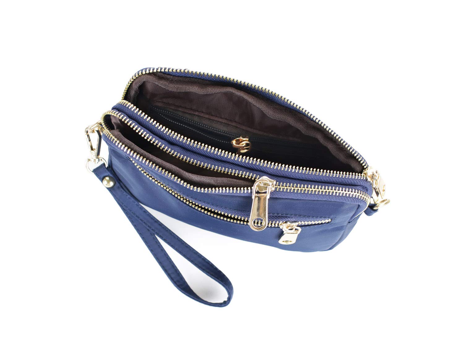 22Tote Small Lightweight Nylon Crossbody Bag (Navy)