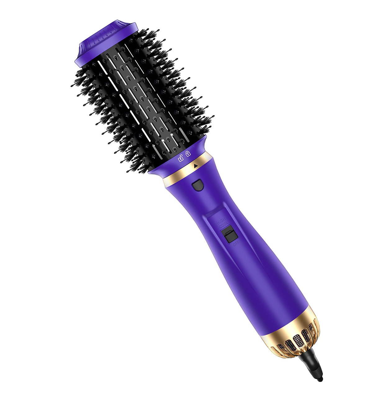 Afunti Hair Dryer Brush One-Step Hot Air Brush, 3 in 1 Hair Curler Straightener Blow Dryer, Negative Ion Reducing Frizz and Static, 1200W Hair Comb Styler Kit ​for All Hair Types