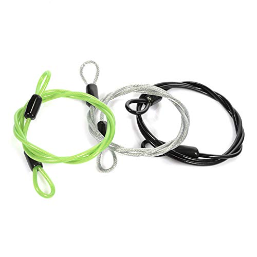 100cm Multifunction High Strength Bicycle Luggage Lock Steel Wire Line Rope,Perfect Bike Accessories Black