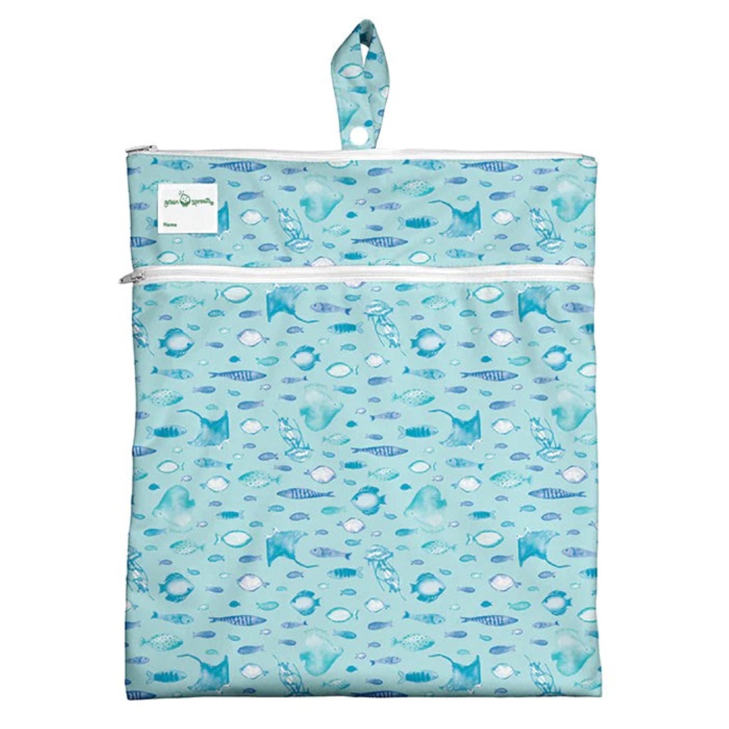 green sprouts i play Wet & Dry Bag | Stores Wet & Dry Items Separately | Use for Swim wear, Diapers, Underwear, Clothes & More