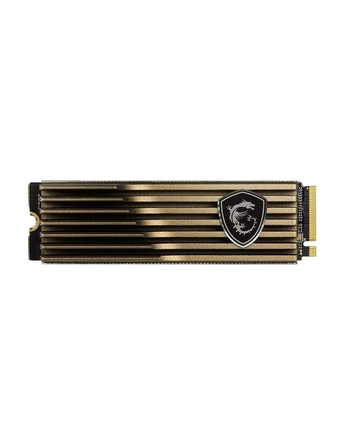 MSI SPATIUM M480 PCIe 4.0 NVMe M.2 1TB HS Internal SSD PCIe Gen4 NVMe 1.4 3D NAND 1400 TBW