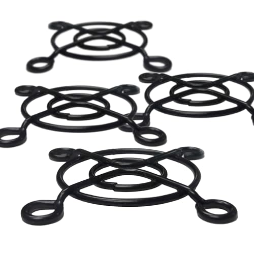 40mm Black Fan Grill (4 Pack)