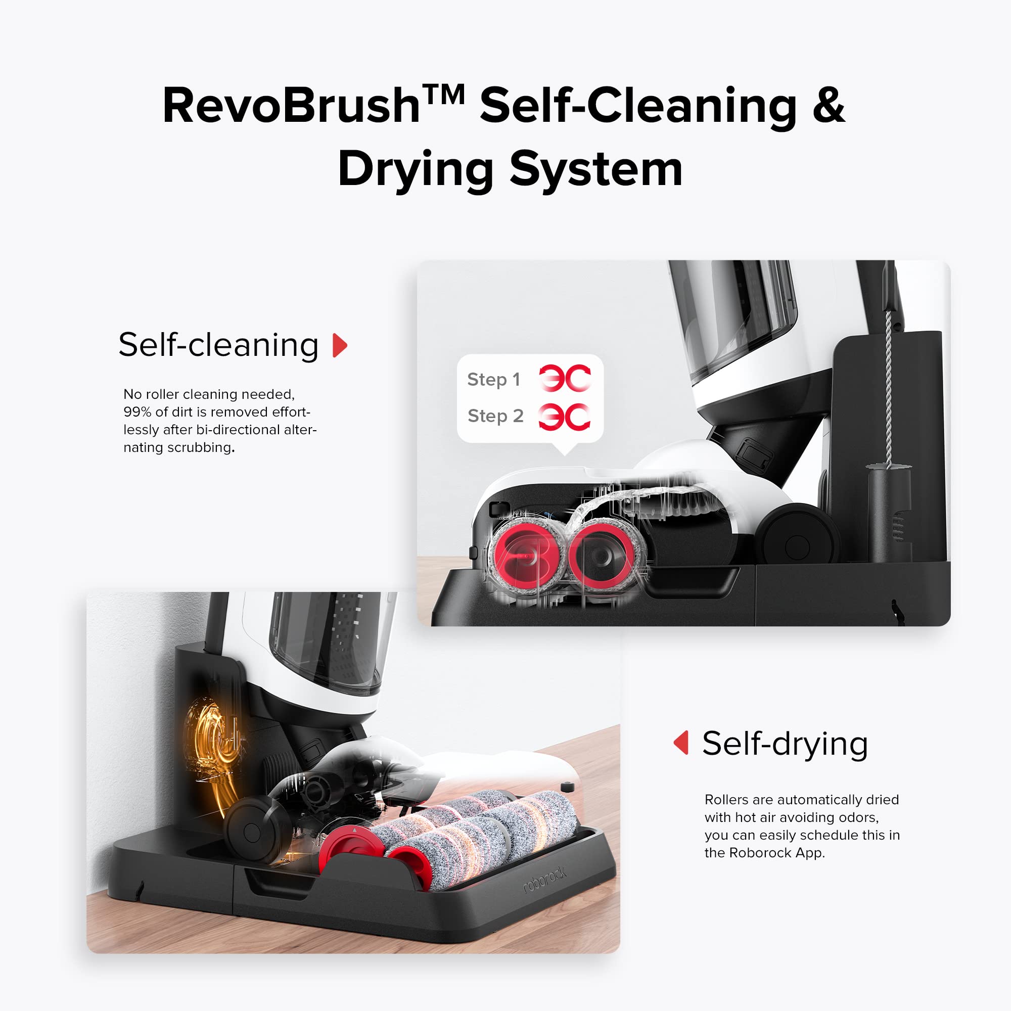 roborock Dyad Pro Wet Dry Vacuum Cleaner with Double Rollers, Cordless Vacuum Mop All in One, Self-Cleaning & Drying System, Floor Cleaner Machine for Mopping Hard Floor, Hardwood, Tile Flooring