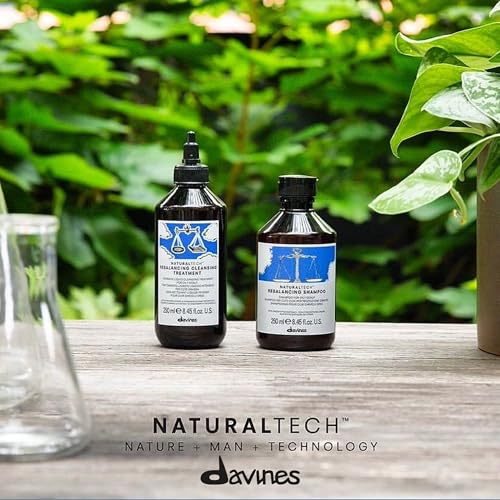 Davines Naturaltech REBALANCING Cleansing Treatment, Effectively Counteract Greasy Scalp And Heavy Hair, 8.45 Fl Oz