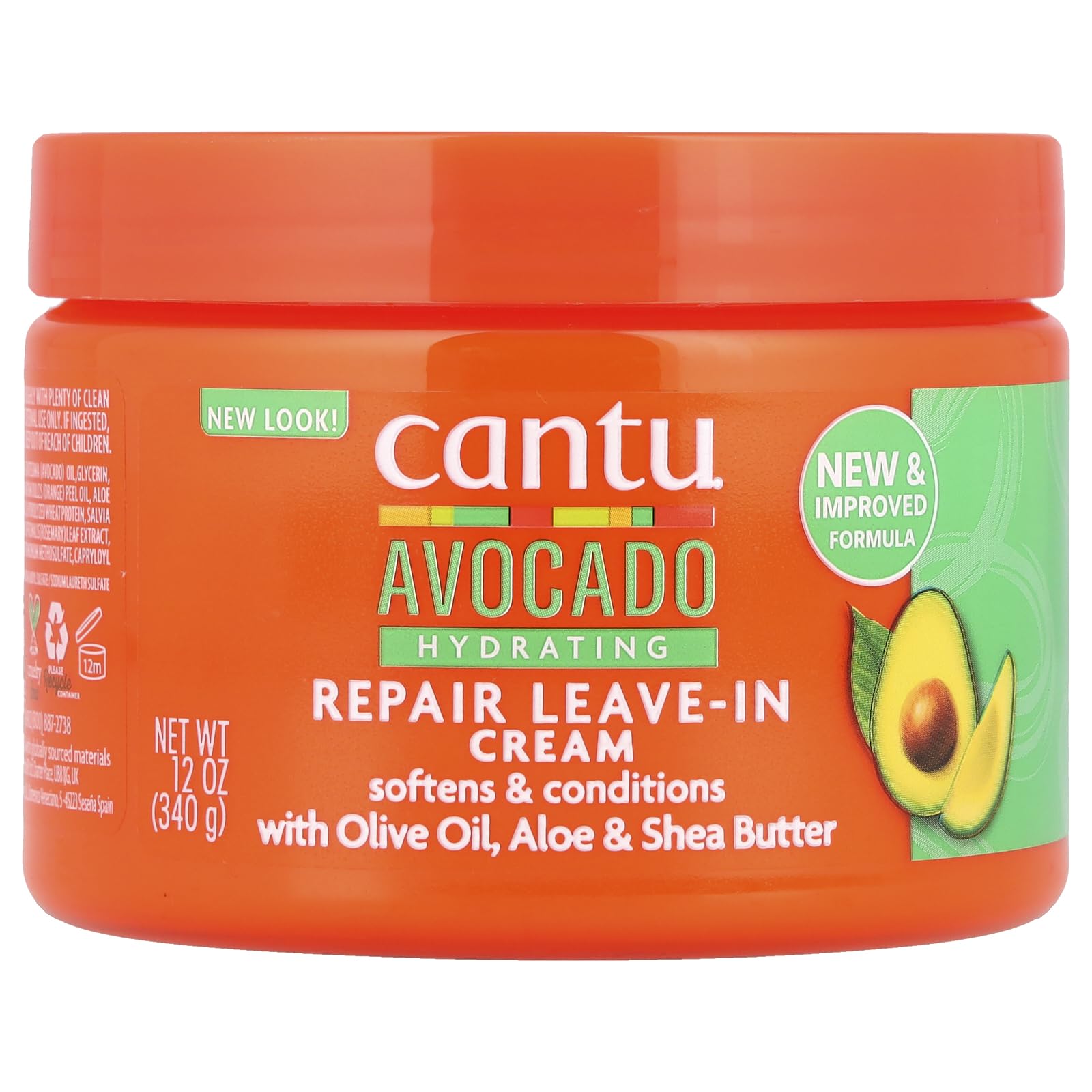 Cantu Avocado Leave-in Repair Cream, 12 oz (340 g)