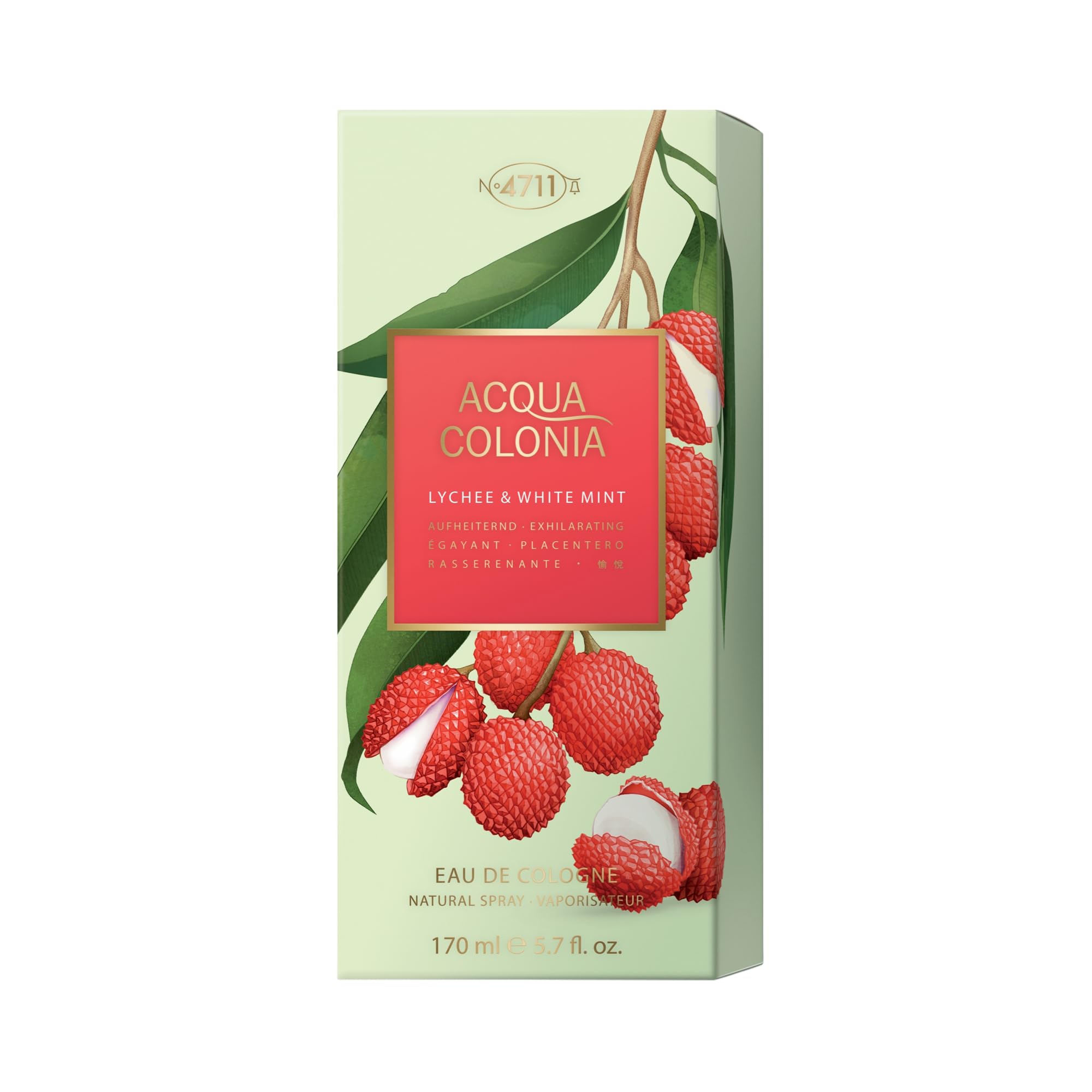 4711 Acqua Colonia Lychee and White Mint by Muelhens for Unisex - 5.7 oz EDC Spray