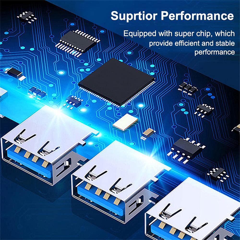 USB C Hub, VR robot 6 in 1 USB C to HDMI Adapter Splitter with Type-C PD Charging Port, 2 USB Ports, SD/TF Card Reader, 4K HDMI Video,USB Dongle Docking Station, Compatible with PC Laptop, Mac Pro