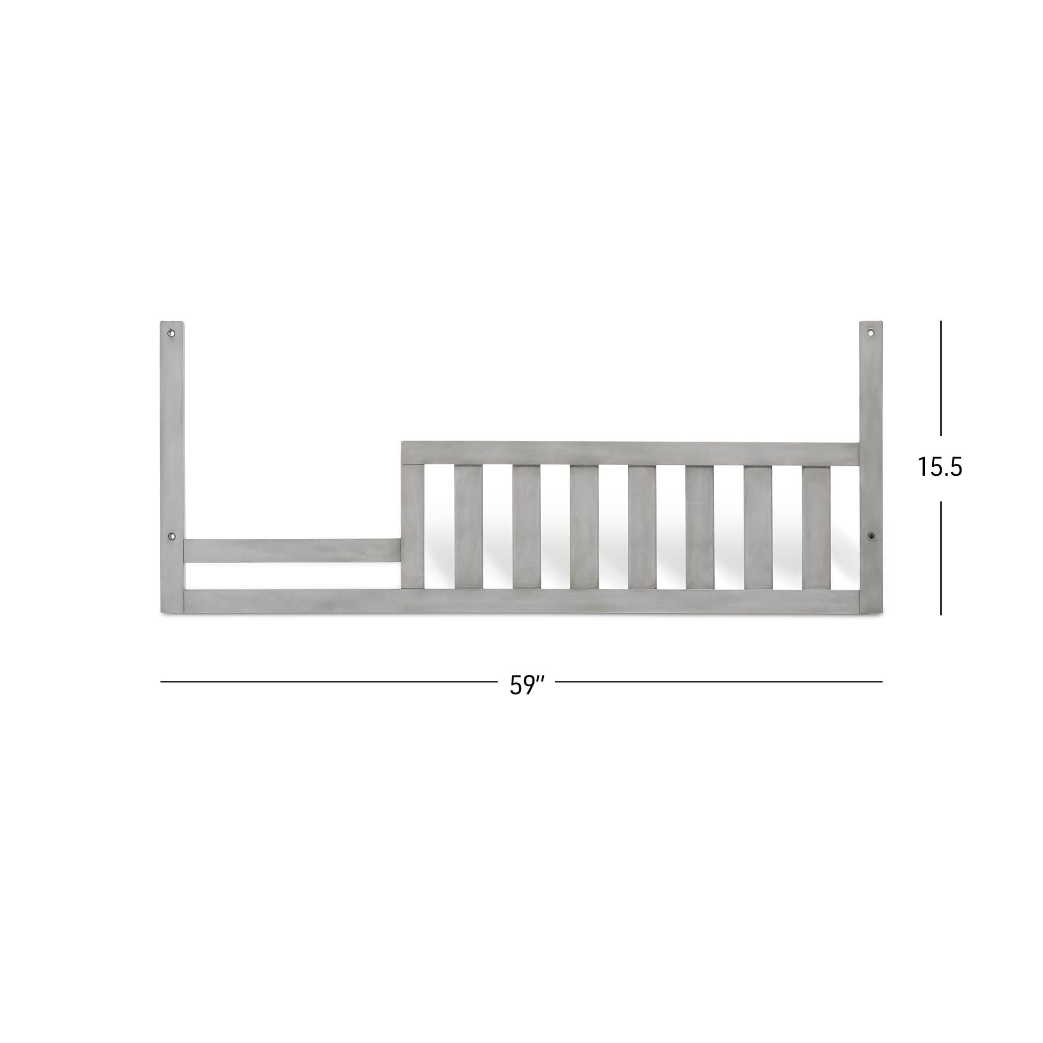 Child Craft Legacy Westgate Toddler Guard Rail Conversion Kit, Chelsea Gray