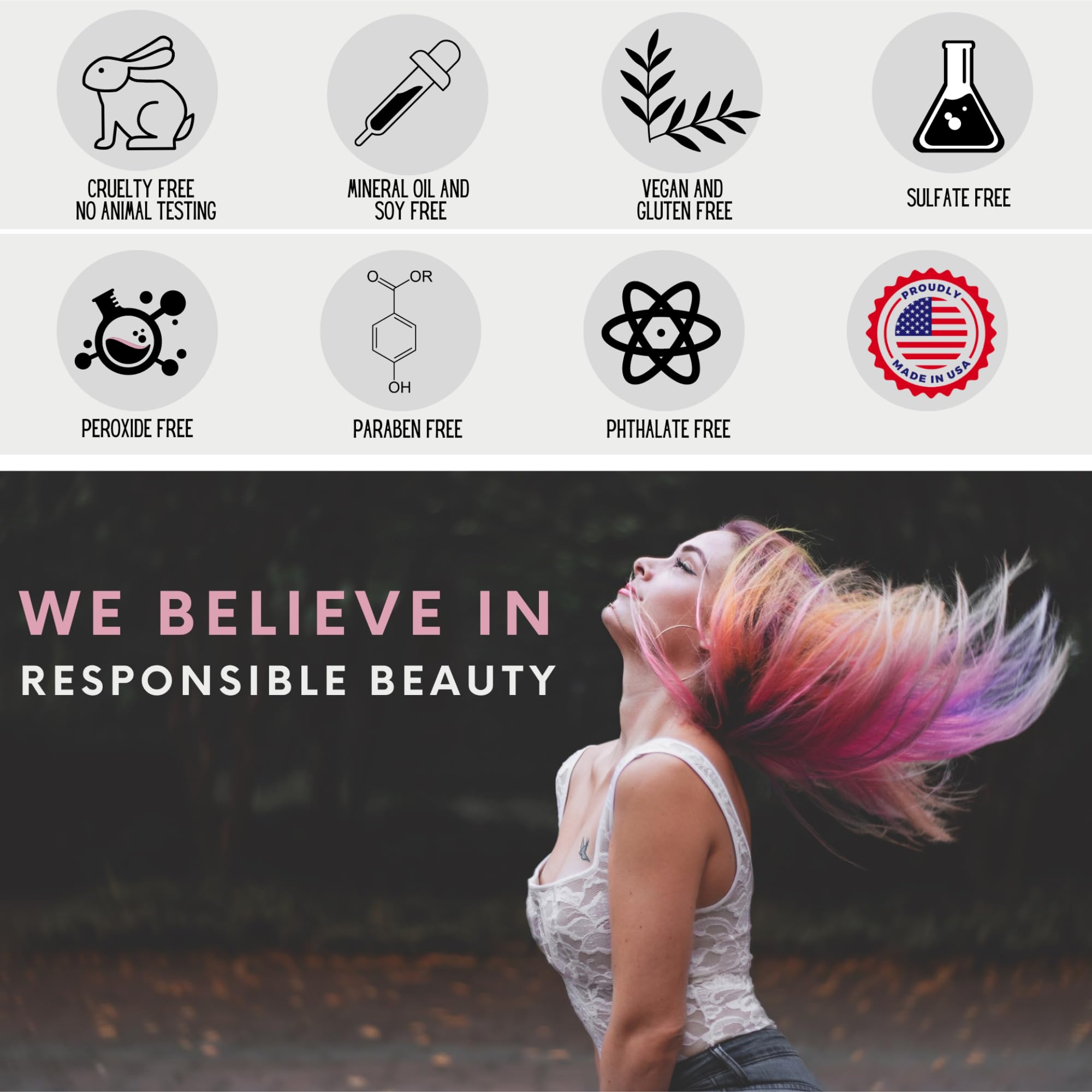 Watercolors INTENSE METALLIC Semi Permanet Color Depositing Shampoo-Sulfate & Paraben Free to Maintain & Enhance Hair Color 8 fl oz - COPPER