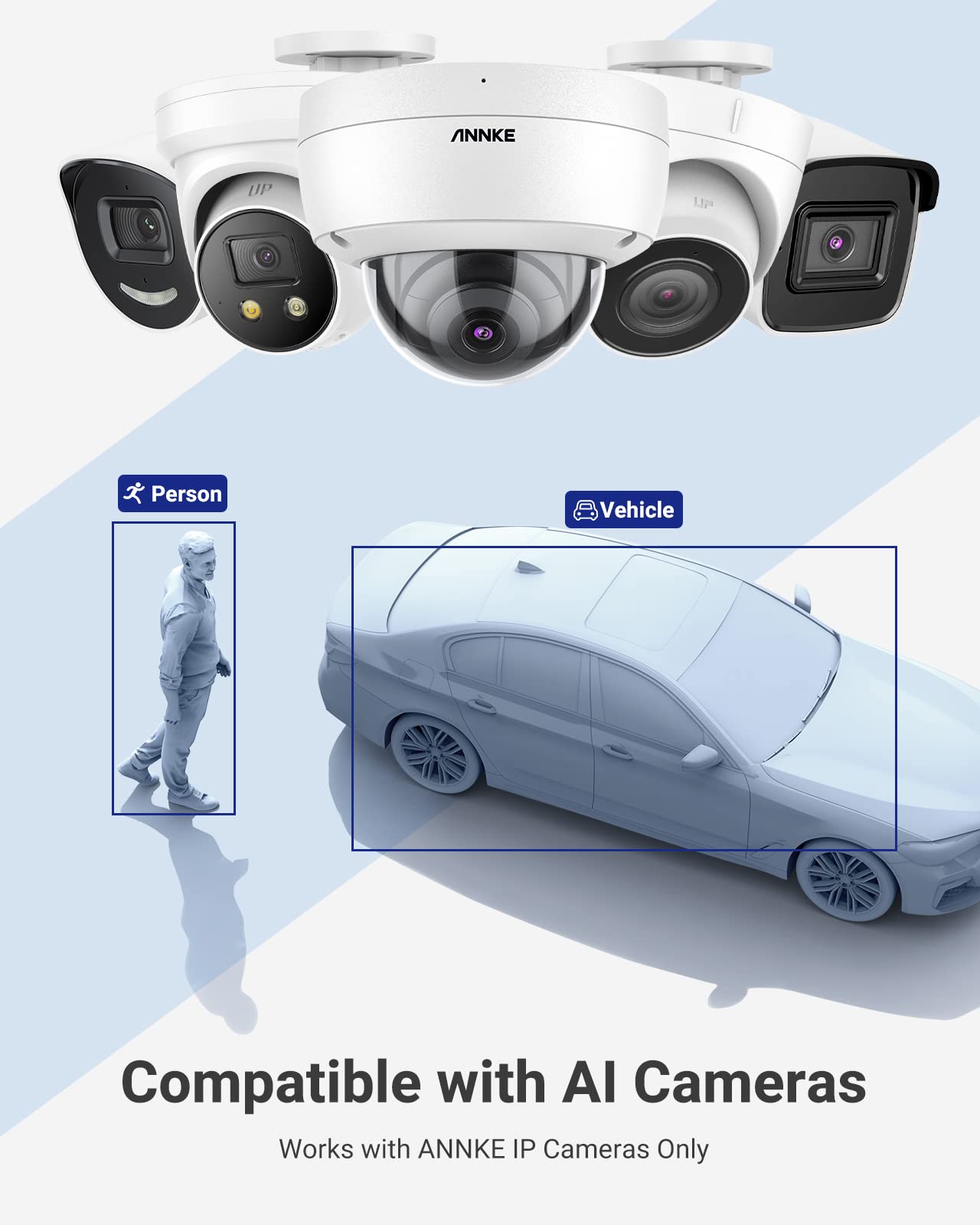 ANNKE 12MP 16 Channel PoE NVR with 2TB Hard Drive, Ultra HD Home Security Network Video Recorder Supports 12MP/8MP/5MP/6MP/4MP ANNKE PoE IP Cameras, 24/7 Surveillance Recording, 4CH AI Features