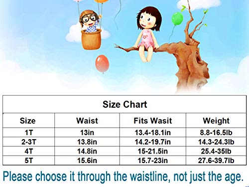 JackLoveBriefs Potty Training Pants for Boys Girls Toddlers,6 Packs Learning Designs Training Underwear Pants(2T) Orange