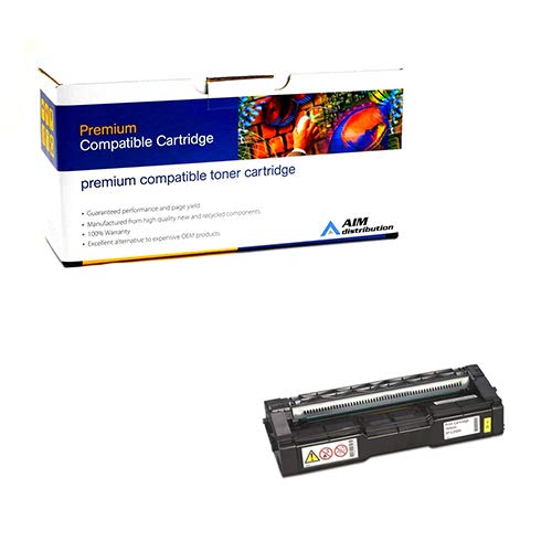 AIM Compatible Replacement for Ricoh SP-C252/262 Yellow Toner Cartridge (6000 Page Yield) (Type C252HA) (407656)