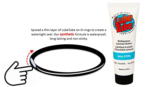 1oz LubeTube - Pool O-Ring Lubricant (Made in USA)