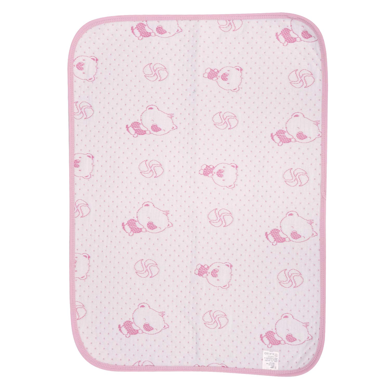 Cartoon Waterproof Changing Pads Breathable Leak-Proof Baby Urine Pad Mat Reusable Mattress Sheet Protector Pad Washable Incontinence Bed Pad for Bed Wetting Cute Bear Toddler Soft Cotton Urine Pad