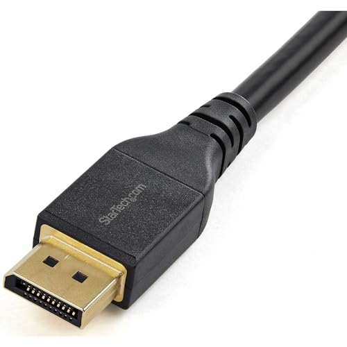 Startech.com 4m VESA Certified DisplayPort 1.4 Cable - 8K60Hz HBR3 HDR - 13ft Super UHD DisplayPort to DisplayPort Monitor Cord - Ultra HD 4K 120Hz DP 1.4 Slim Video Cable M/M DP Connector (DP14MM4M)