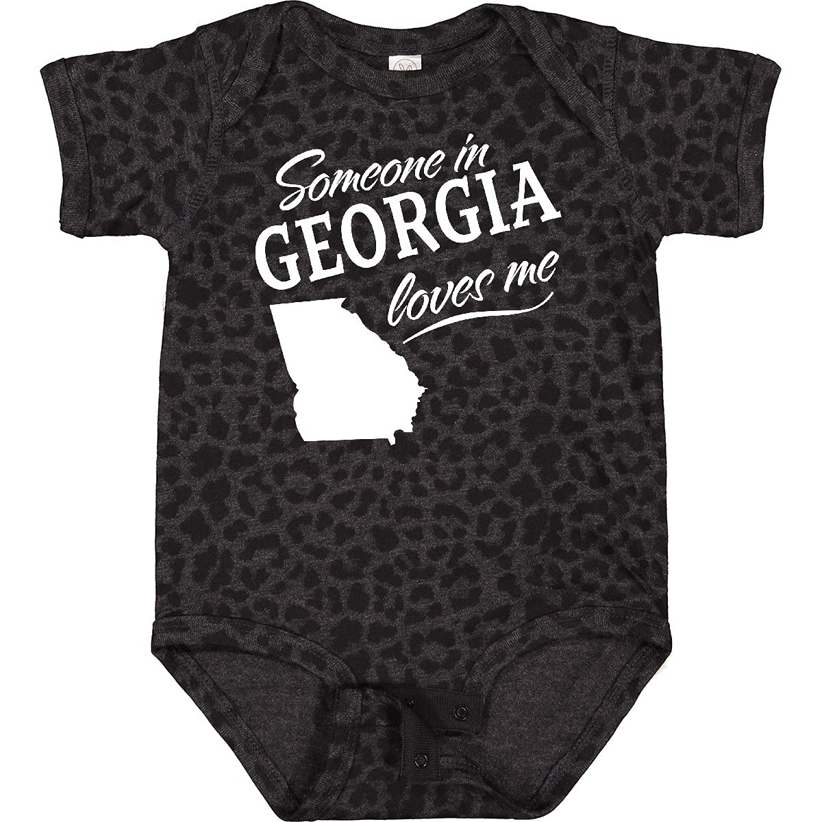 inktastic Someone in Georgia Loves Me Baby Bodysuit 24 Months Black Leopard 338ab