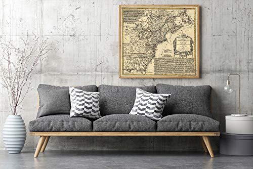 1756 Map| North America| America Septentrionalis a Domini d'Anville in Galliis Edita n