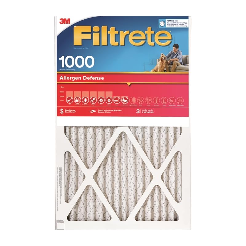 12x12x1, Filtrete Micro Allergen Air Filter, MERV 11, by 3m