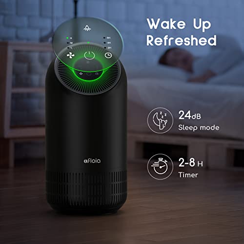 Afloia HEPA Air Purifiers for Home Large Room Up to 880 Ft², H13 True HEPA Filter Air Cleaner for Home with 2 Pack Air Filter