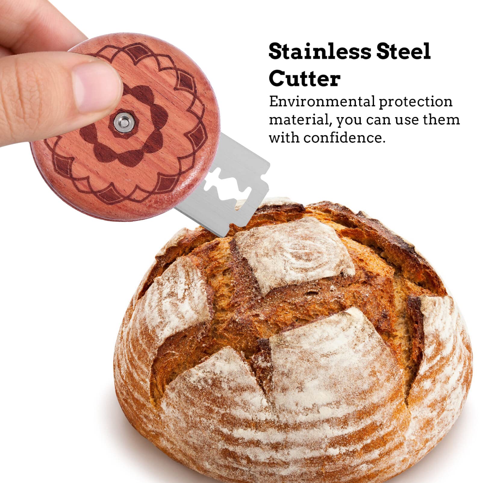 1 Set UFO Bread Lame Cutter Dough Scoring Tool Bread Dough Slashing Tools Sourdough Bread Cutter Baking Making Tools for Bread Bakers