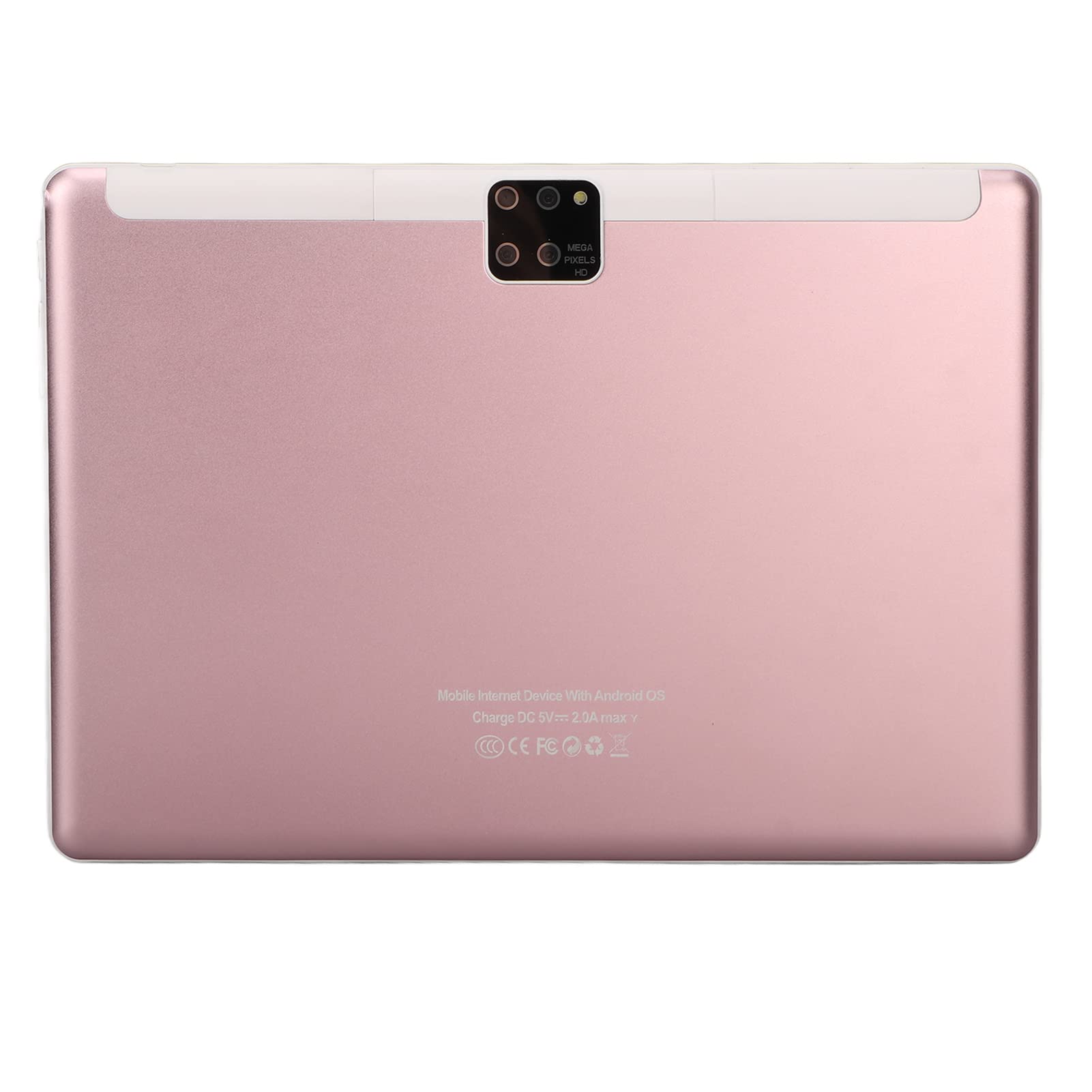 10.1 Inch Tablet, 100240V Phone Tablet, Dual Camera, 6 GB RAM, 128 GB ROM for Reading (US Plug)