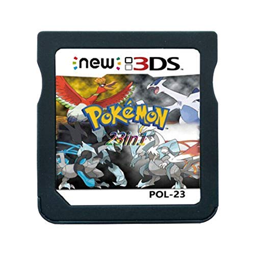 23 in 1 Game Cartridge Multicart, Game Pack Card Super Combo compatible with Nintendo DS/NDS/NDSL/NDSi/3DS/2DS XL/LL