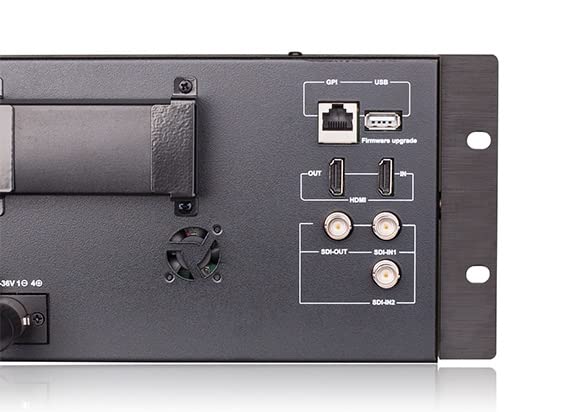 SWIT M-1073H FHD Dual 9-inch Rack Mount Monitor,TFT Panel with LED Backlight with Native Resolution 1920×1200, Contrast 1000:1,Professional Broadcast Monitor for Post and Live Production Broadcast